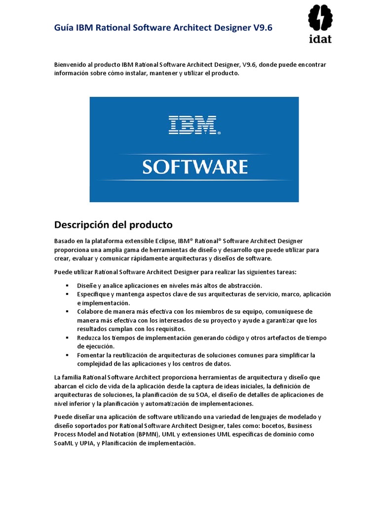 Guia IBM Rational Software Architect Designer Vers 9.6 | PDF | Windows ...