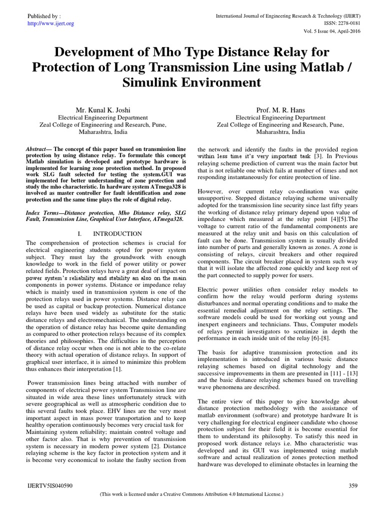 Mho Relay 4 PDF | PDF | Transmission Line | Electric Power Transmission