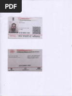 Pancard Back Side | PDF