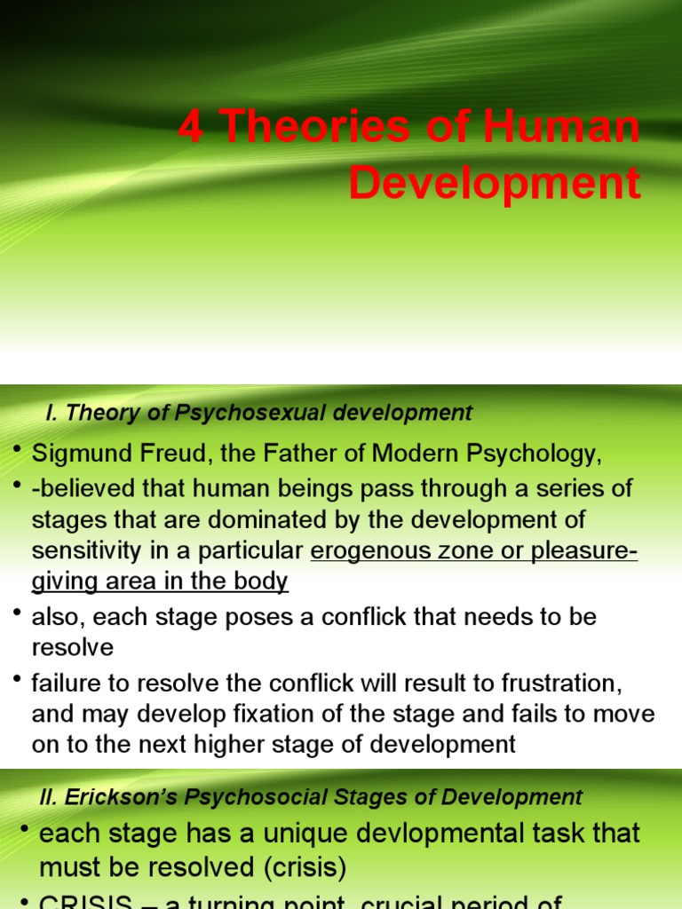 4 Theories of Human Development | PDF | Cognitive Science | Behavioural ...