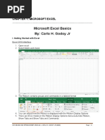 Microsoft Excel 2016 Quick Reference Card - 2016 CustomGuide | PDF ...