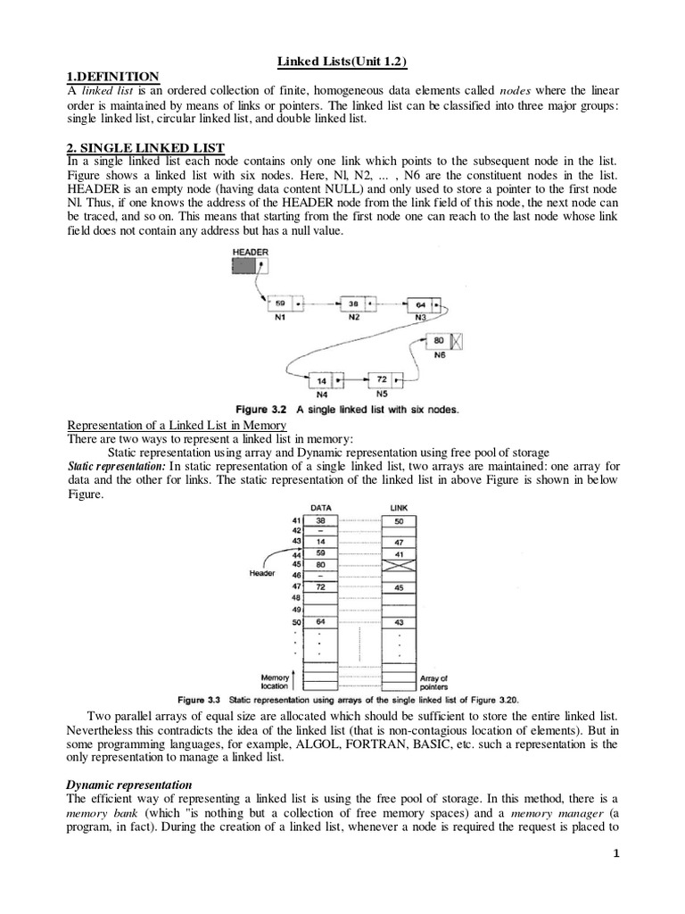 Unit 2 Linked List2 Pdf Pointer Computer Programming