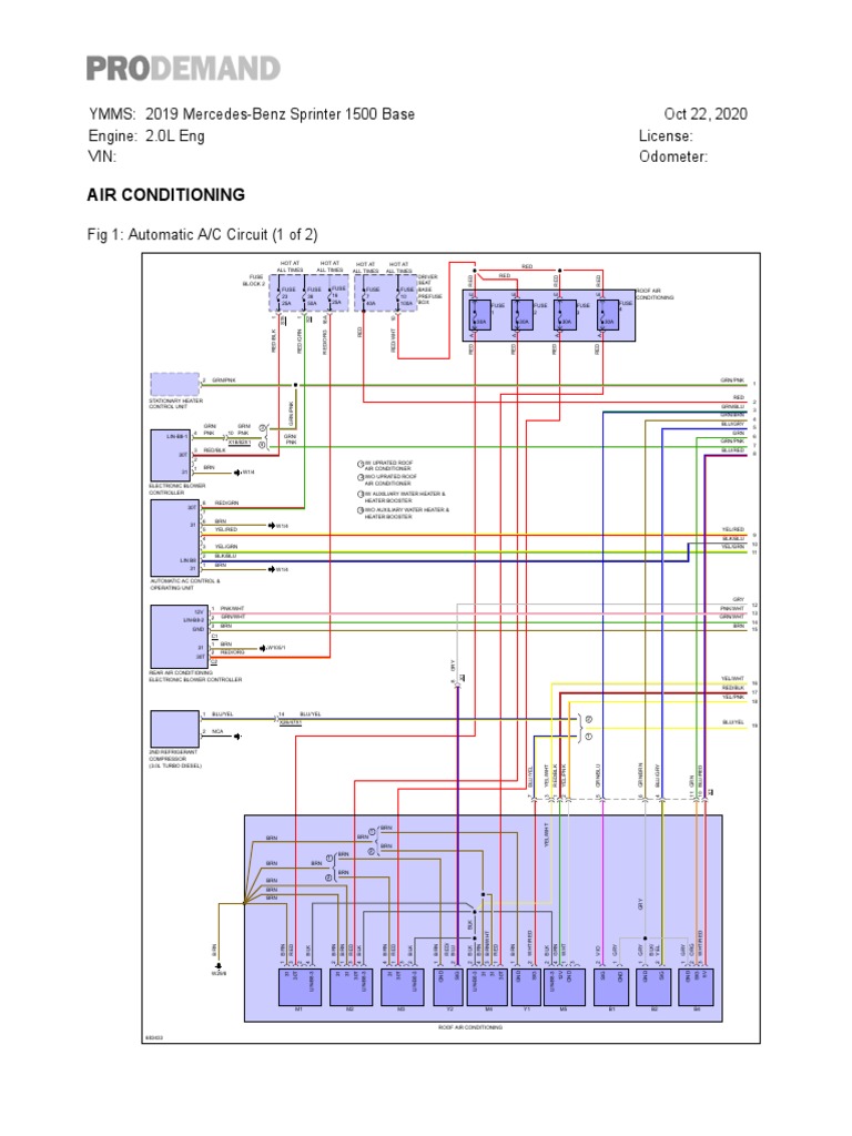 2019 Mercedes Sprinter Wiring Diagrams | PDF | Building Engineering ...