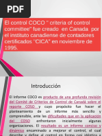 Modelo de Control Interno Coco | PDF | Toma de decisiones | Evaluación