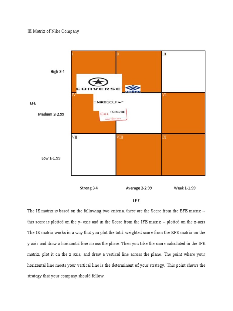 IE Matrix | PDF | Cartesian Coordinate System | Business Economics