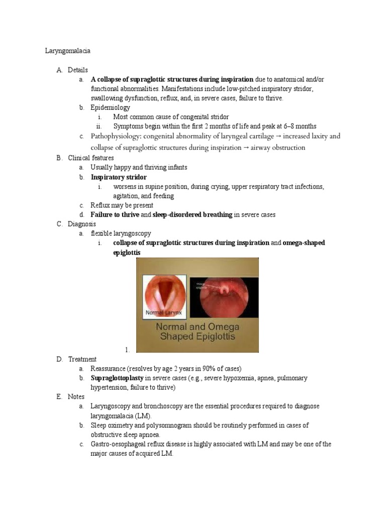Collapse of Supraglottic Structures During Inspiration and Omega-Shaped ...