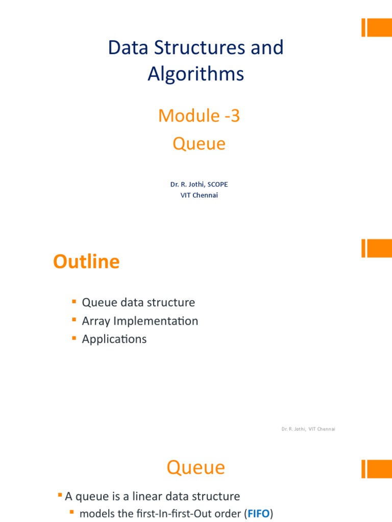 Data Structure Module-3 Queue | Download Free PDF | Queue (Abstract ...