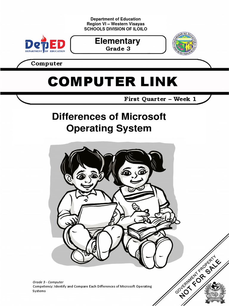 Computer Link 3 Quarter 1 Week 1 | PDF | Games & Activities | Computers