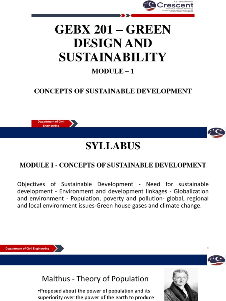 Understanding the Foundations of Sustainable Development: A ...