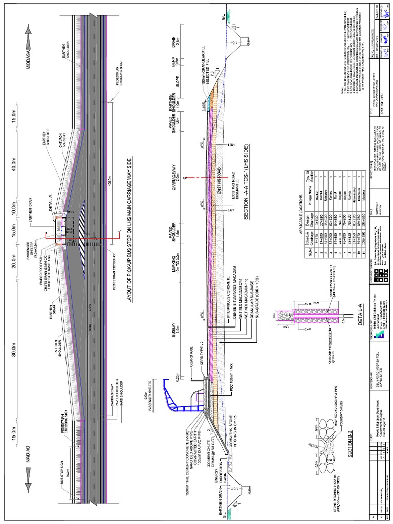 Bus Bay Drawing PDF | PDF