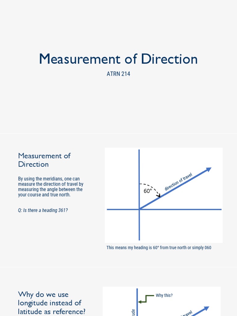 Measurement of Direction | PDF | Compass | Longitude