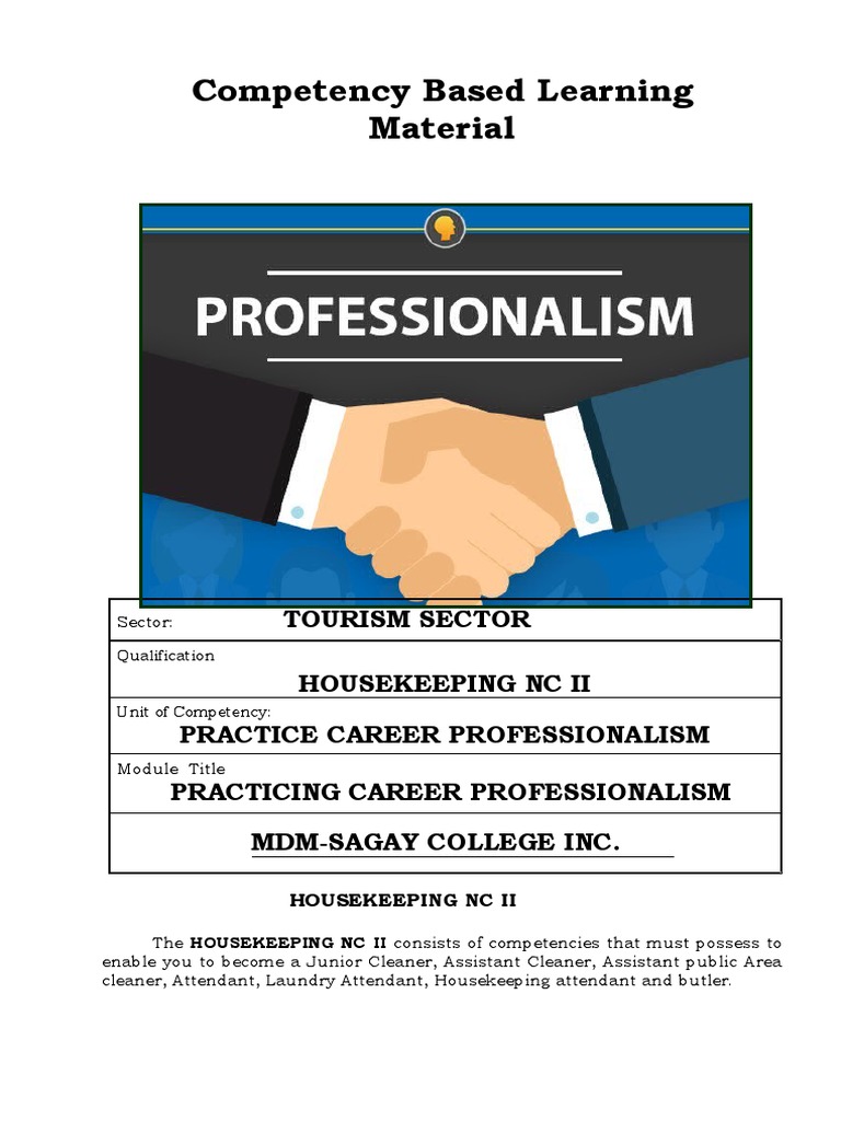3 - Practice Career Professionalism | PDF | Competence (Human Resources ...