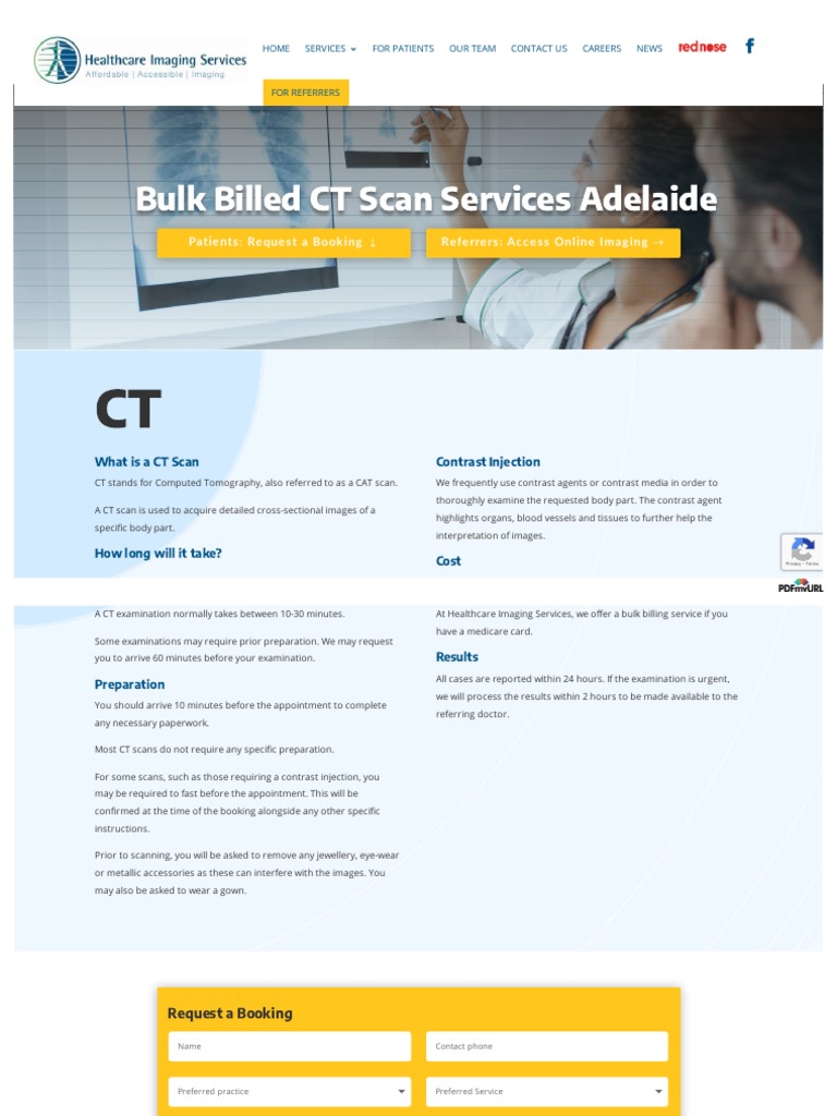 Bulk Bill CT Scans Services Adelaide - Bulk Bill CT Scans Services ...