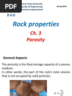 Physical Properties of Rocks Explained | PDF | Porosity | Density