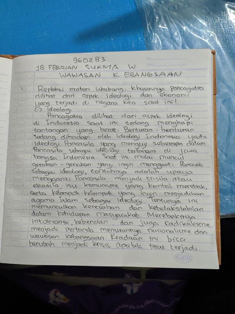 1B Febrian Sukma Wardhana - Tugas Wawasan Kebangsaan | PDF