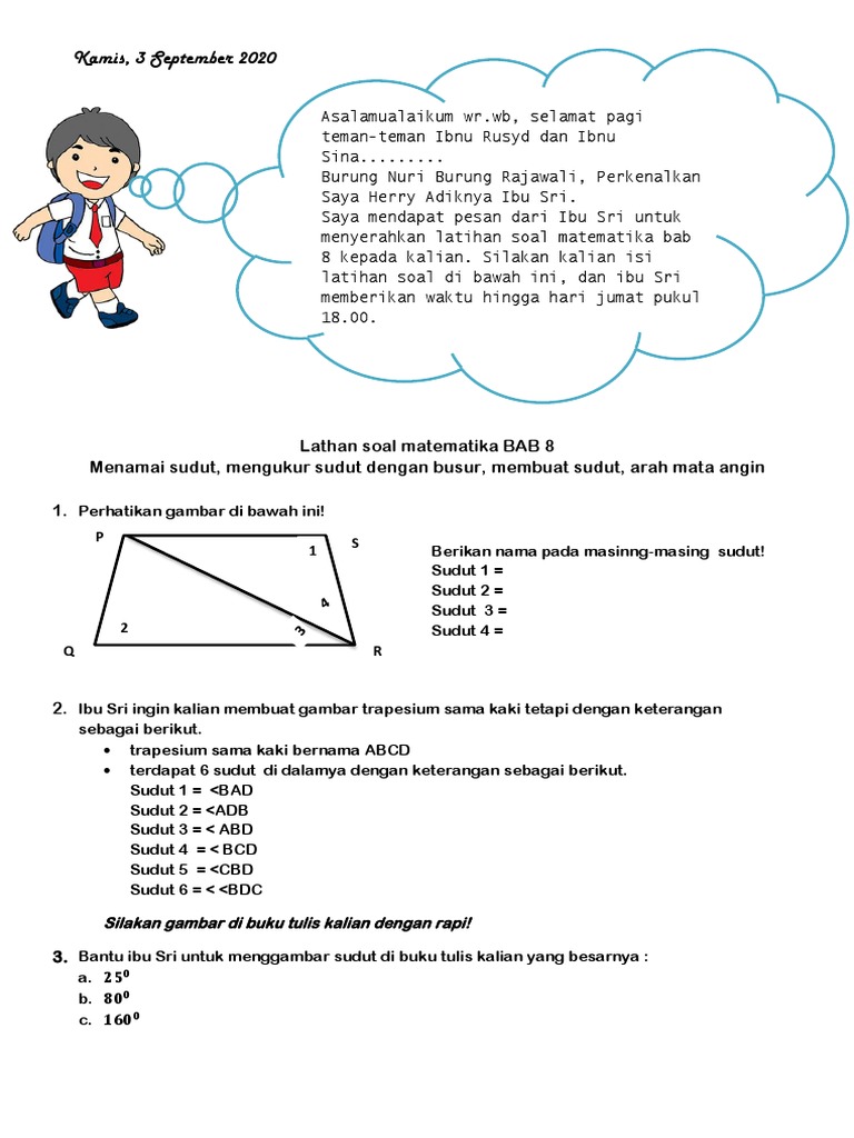Lathan Soal Matematika BAB 8, Matematika Asik | PDF
