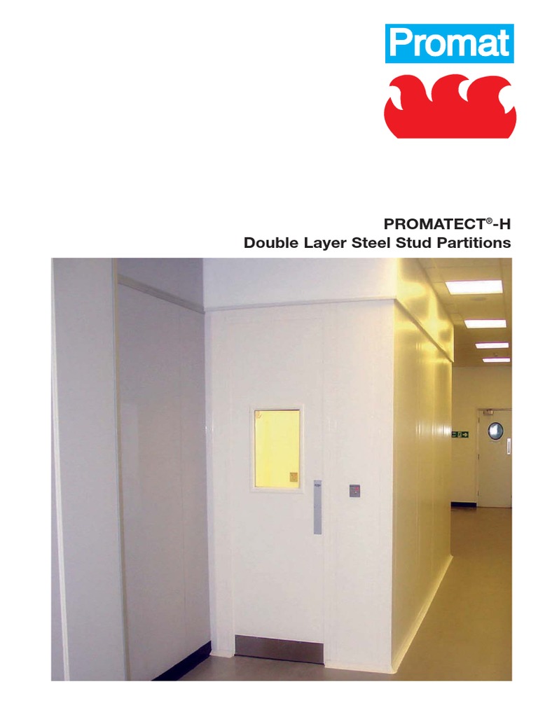 PROMATECT® H Double Layer Steel Stud Partitions | PDF | Framing ...