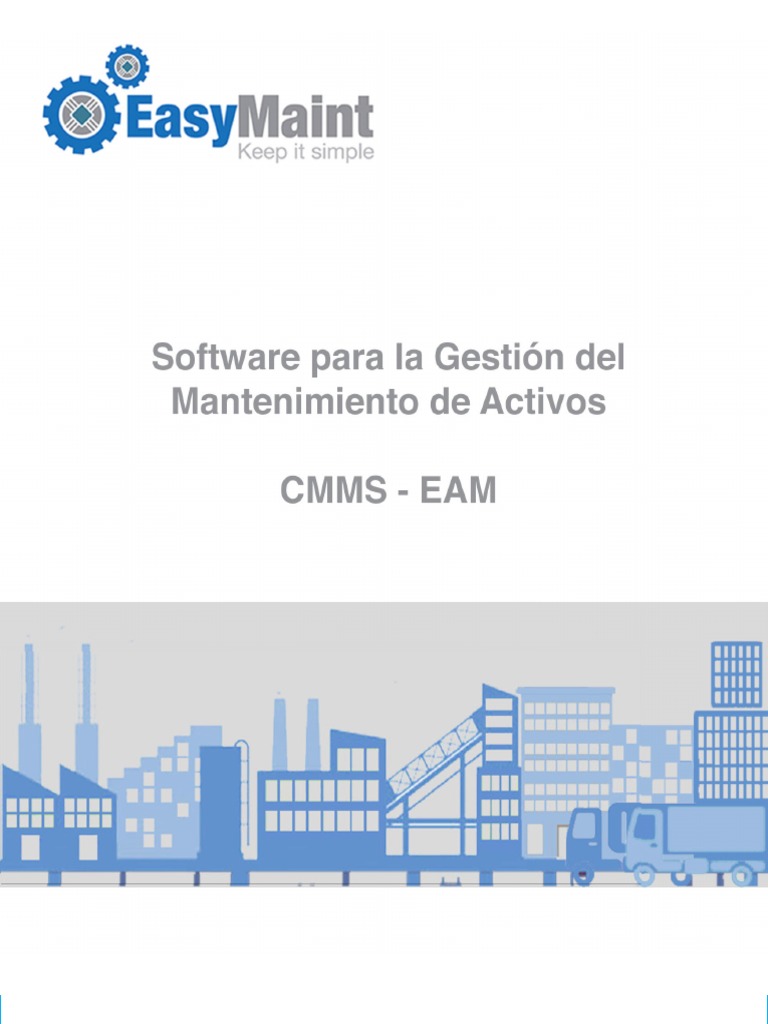 EasyMaint Cmms Software de Mantenimiento | PDF | Servidor SQL de Microsoft | Presupuesto