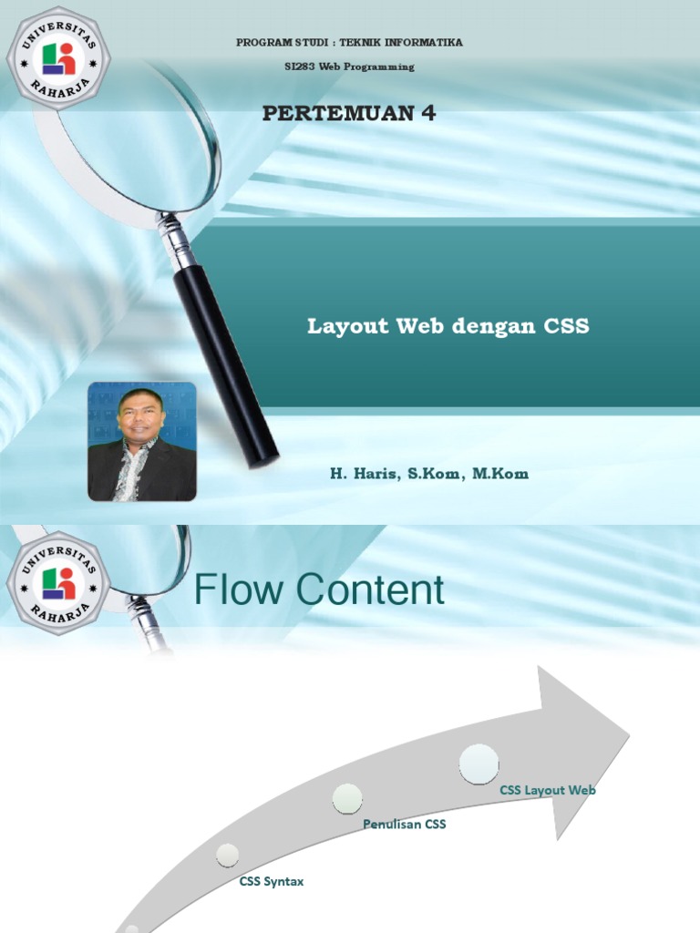 Pertemuan 4: Layout Web Dengan CSS | PDF | Cascading Style Sheets | Html Element