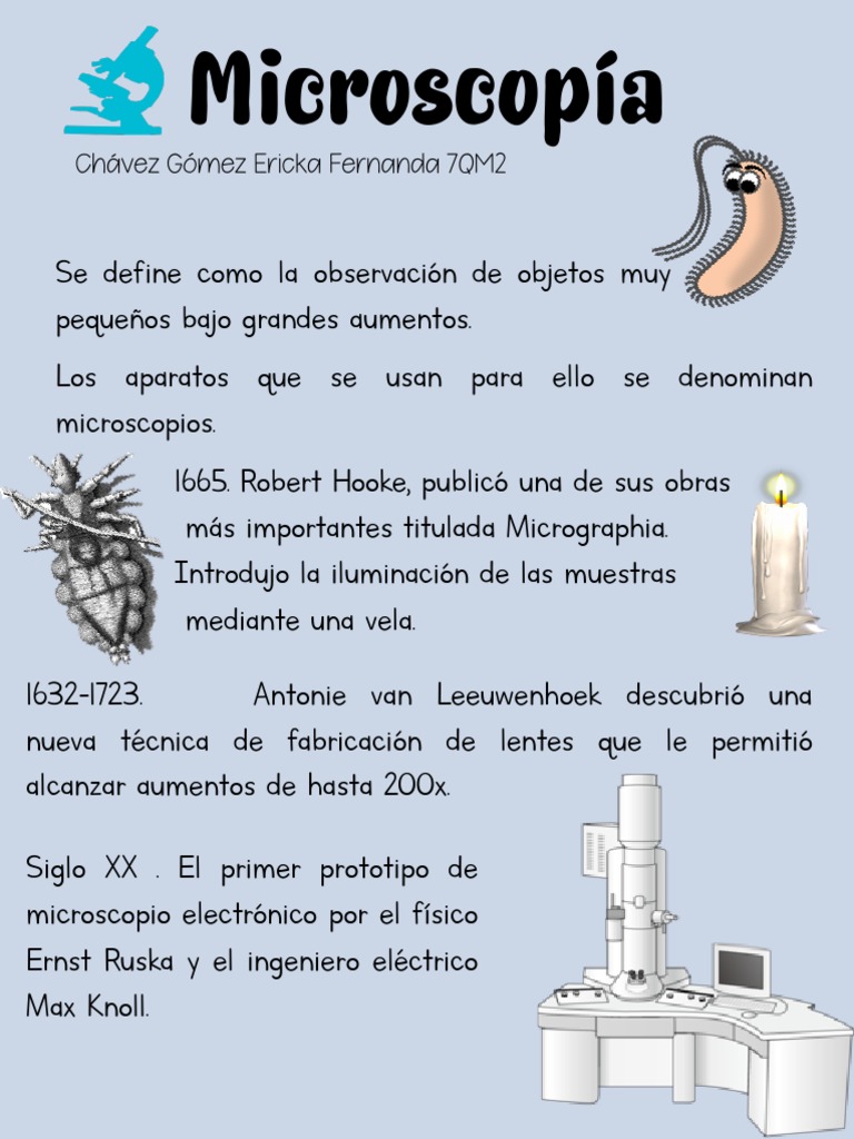 Infografía Del Microscopio - CGEF - 7QM2 | PDF