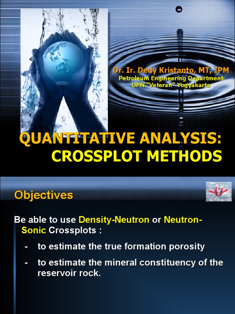 Neutron Density Crossplot Techniques | PDF | Porosity | Natural Materials