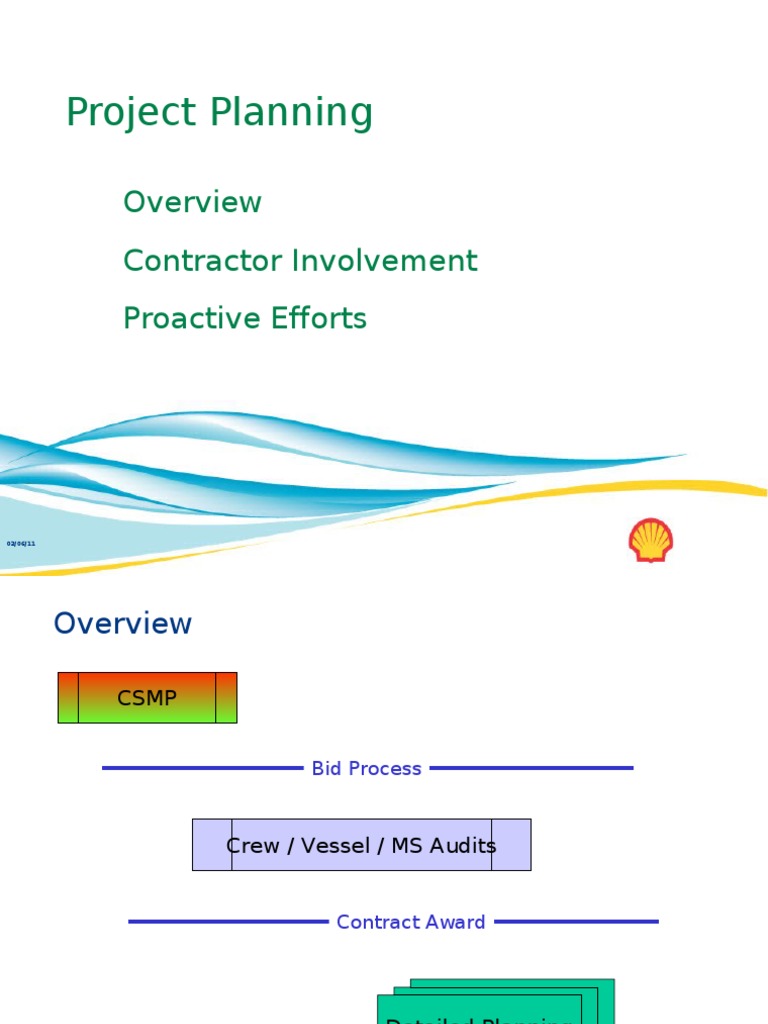 Project Planning: Contractor Involvement Proactive Efforts | PDF ...