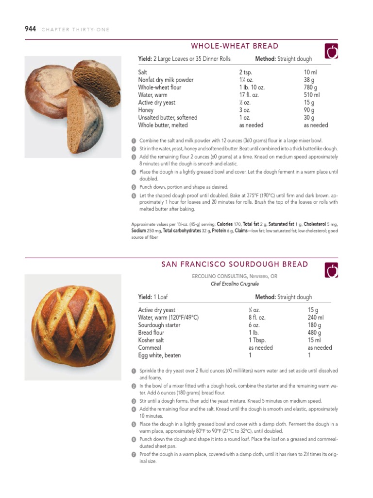 Whole-Wheat Bread: Chapter Thirty-One | PDF | Dough | Breads