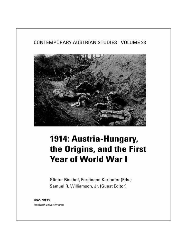 1914 Austria Hungary The Origins and The First Year of World War I PDF ...