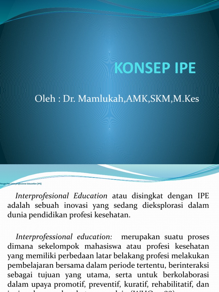 Konsep Ipe | PDF