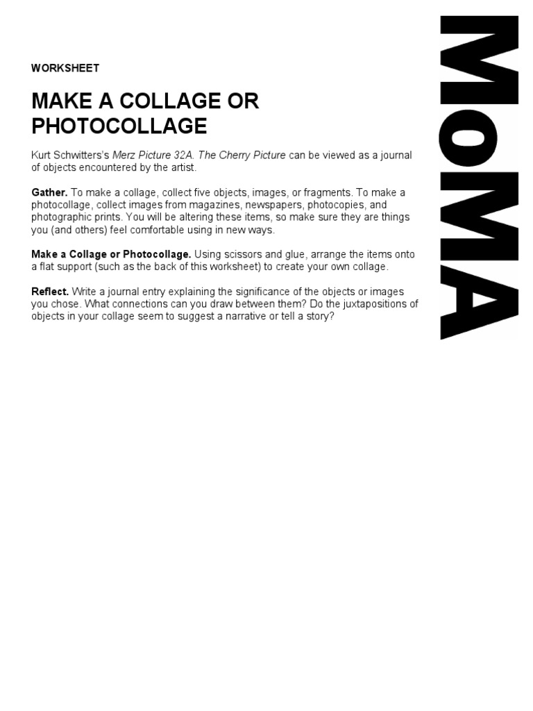 Make A Collage or Photocollage | PDF | Philosophy | Home & Garden