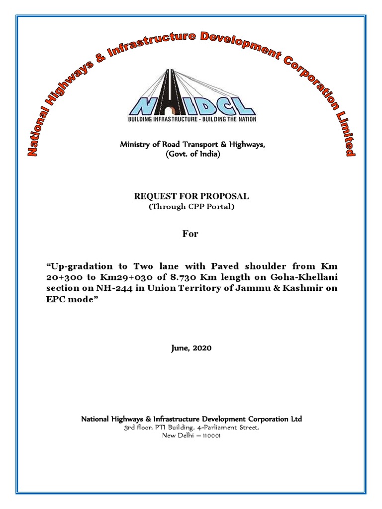 Modified RFP (P-II) | PDF | Request For Proposal | Joint Venture