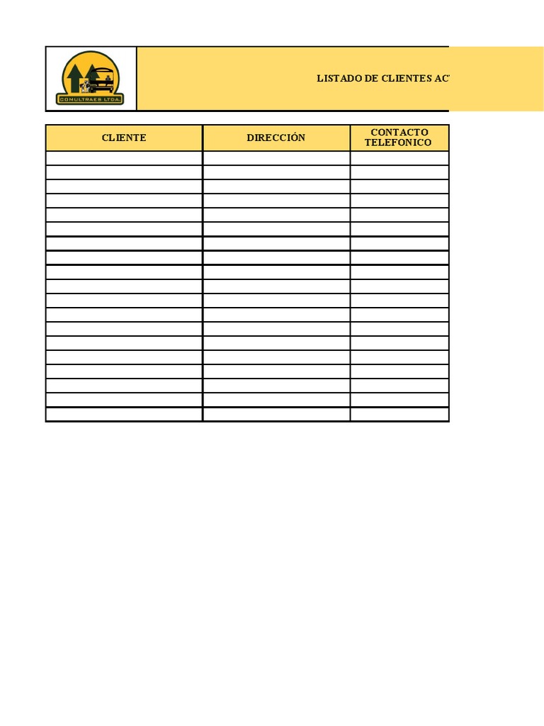 A Lista De Clientes