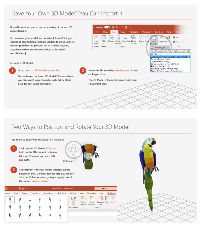 Have Your Own 3D Model? You Can Import It!: Insert 3D Models From A ...