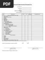 Check List Estado EPP | PDF