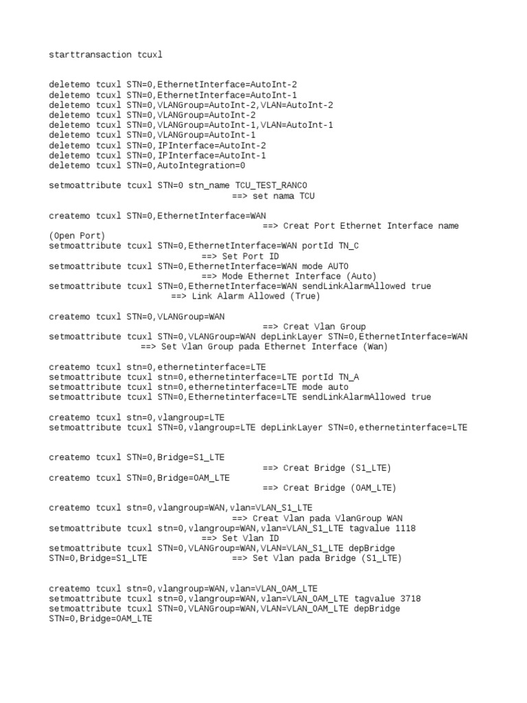 Contoh Script TCU | PDF | Telecommunications Engineering | Data ...