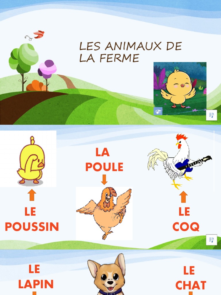 Les Animaux de La Ferme | PDF
