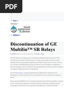 GE Multilin 859 Relay Overview | PDF | Relay | Electricity