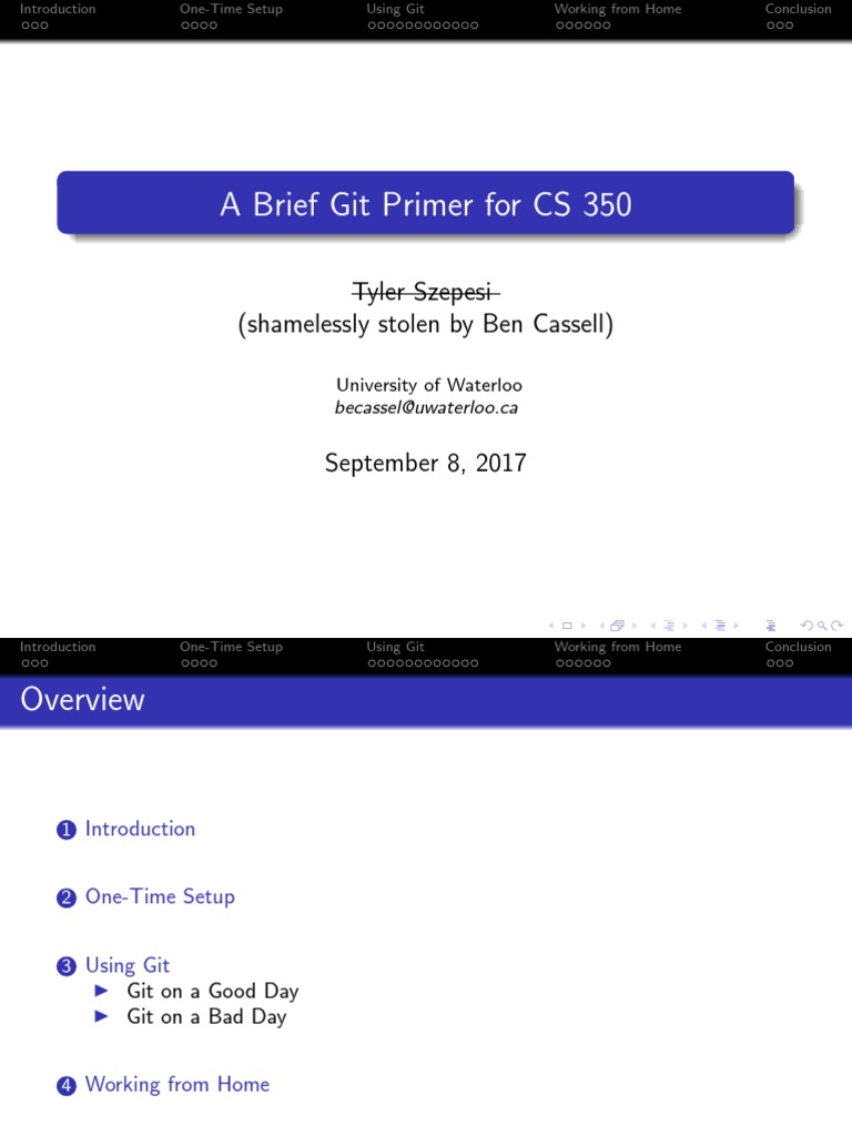 CS350 Git Review | PDF | System Software | Computing