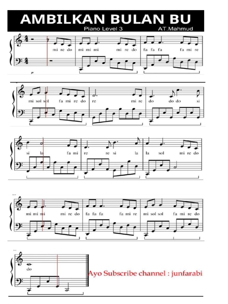 Ambilkan Bulan Bu | PDF