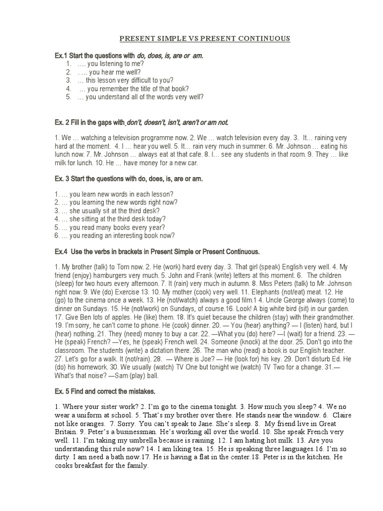 PR - Simple Vs PR - Cont. | PDF | Foods