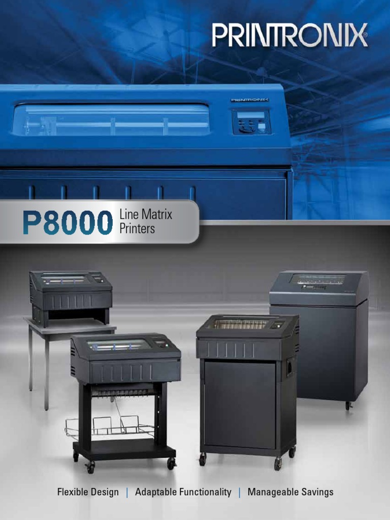 Printronix p8000 Line Printers PDF | Download Free PDF | Printer ...