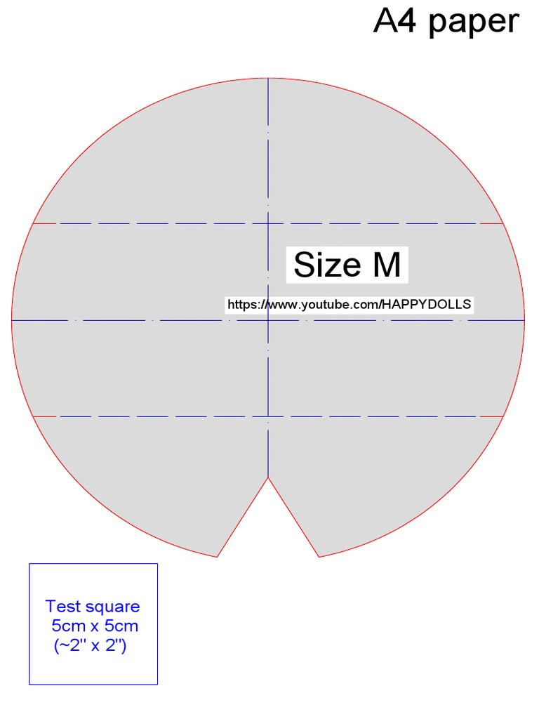 Test Square 5cm X 5cm ( 2" X 2") | PDF