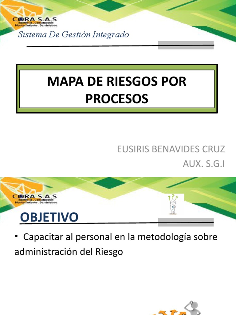 Capacitación Mapa de Riesgos | PDF | Riesgo | Probabilidad