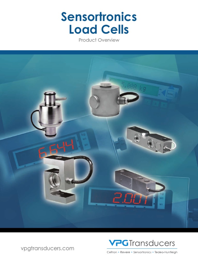 Sensortronics Load Cells: Product Overview | PDF | Contractual Term ...