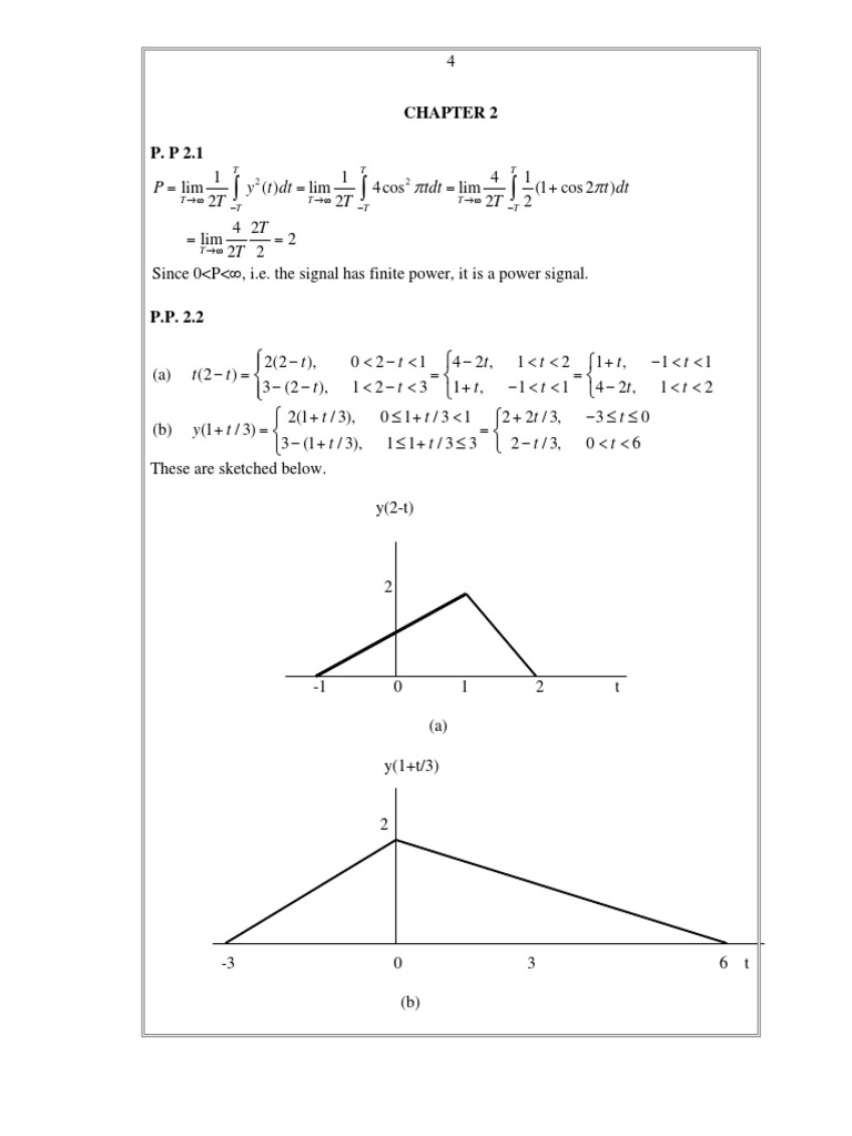 CH02 PDF | PDF | Discrete Time And Continuous Time | Signal Processing