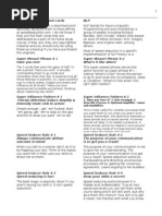 Ross Jeffries NLP Flash Cards | PDF | Seduction | Trance