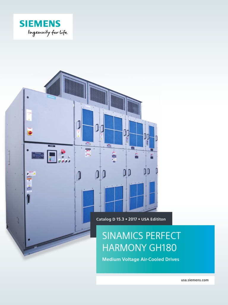 Dpstar SINAMICS PERFECT HARMONY GH180 Catalog | PDF | Electric Motor | Transformer