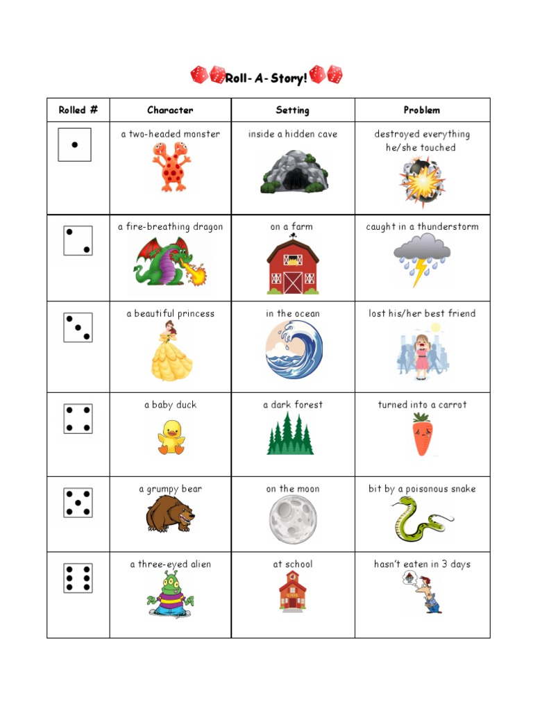 Roll A Story | PDF