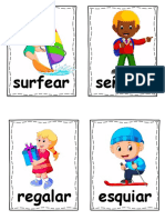 100 Verbos en Ingles Ilustrados. | PDF