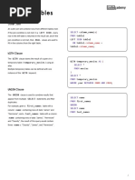 Learn SQL - Multiple Tables Cheatsheet - Codecademy | PDF | Table (Database) | Computer Programming
